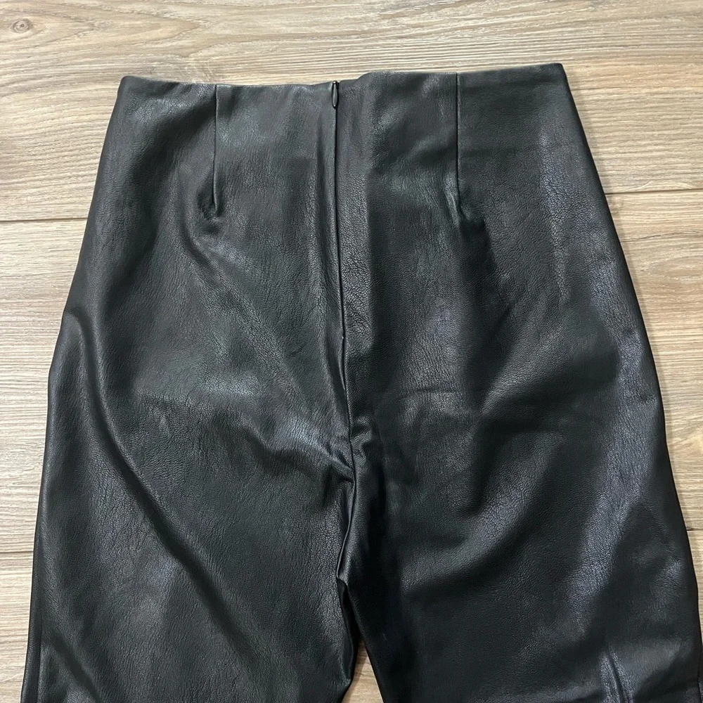 PAIGE | Pants & Jumpsuits | Paige Kiana Black Vegan Leather Skinny ...
